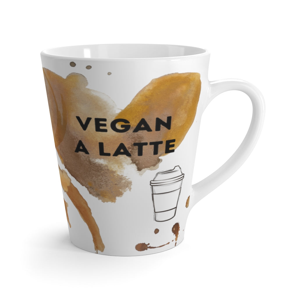 Vegan a Latte Mug (12 oz) – Teedup Vegan